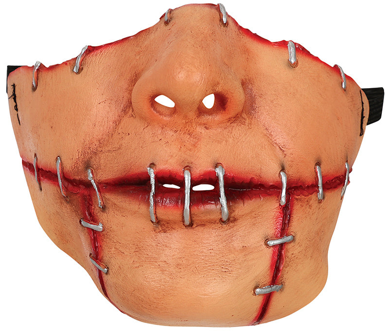 🎒 Includes: 1 x Sewn Mouth Half Mask (Latex Material) Key Features ...
