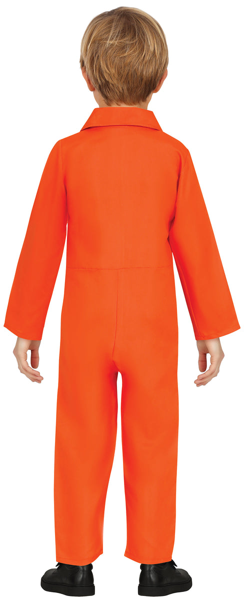 Inmate Child Orange Costume 🔒 | Kids Prisoner Fancy Dress London ...