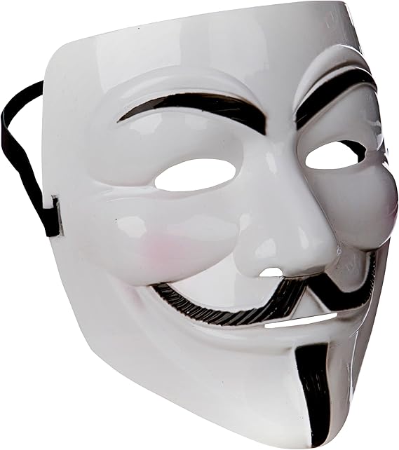 Adult Anonymous Mask – White Guy Fawkes | London Shop – Costume N Party