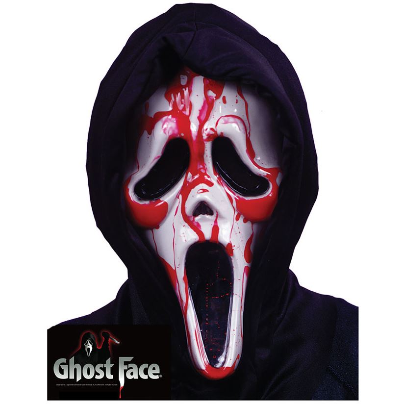 Ghost Face Bleeding Mask – Costume N Party London