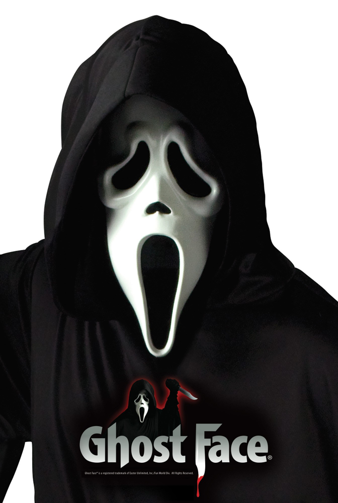 Smiley Ghost Face Mask – Scary Movie | Costume N Party London